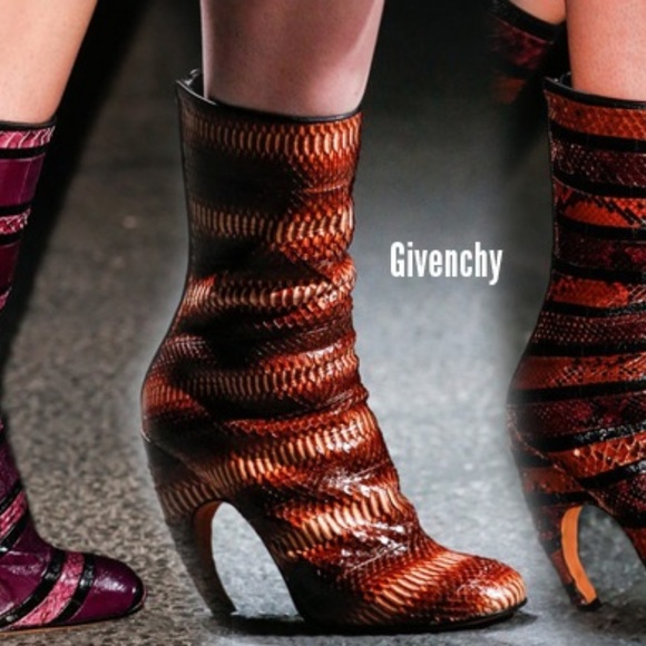 Givenchy | Shoes | Nib Givenchy Python Runway Boots | Poshmark